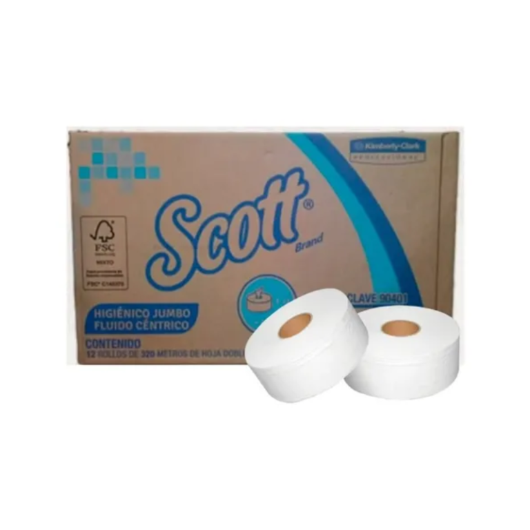 Higiénico Scott Jumbo Fluido Céntrico 1600hjs 90401 – Dalce